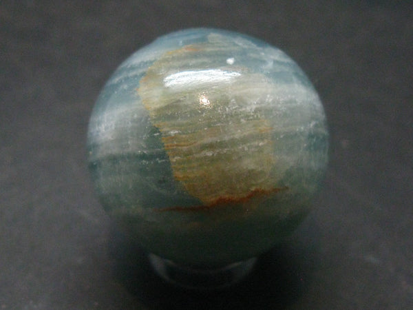 Stunning Lemurian Aquatine Blue Calcite Ball Sphere From Argentina - 1 - TheGlobalStone