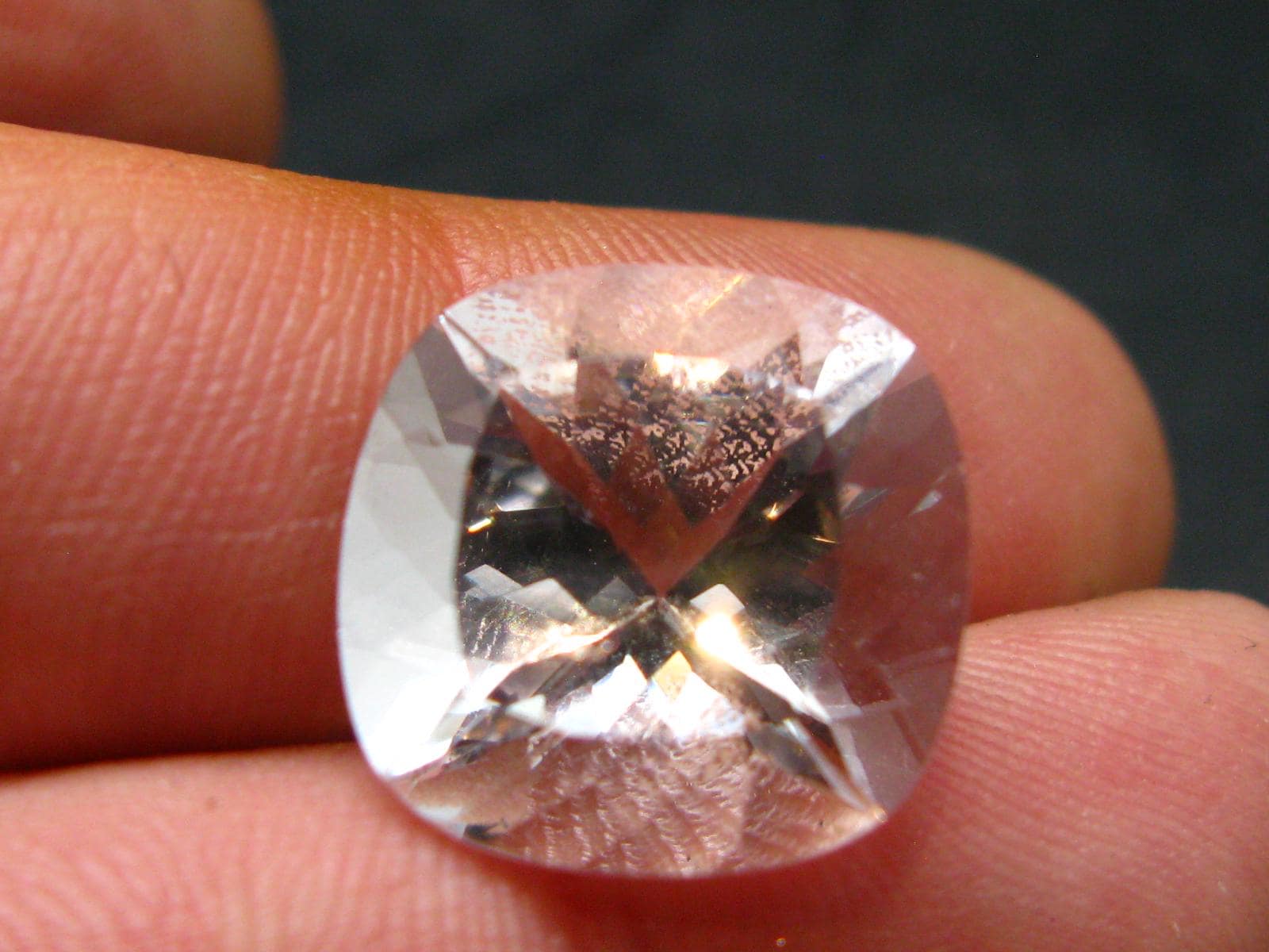 Danburite Gem Facetted Cut Stone From Mexico - 13.53 Carats ...