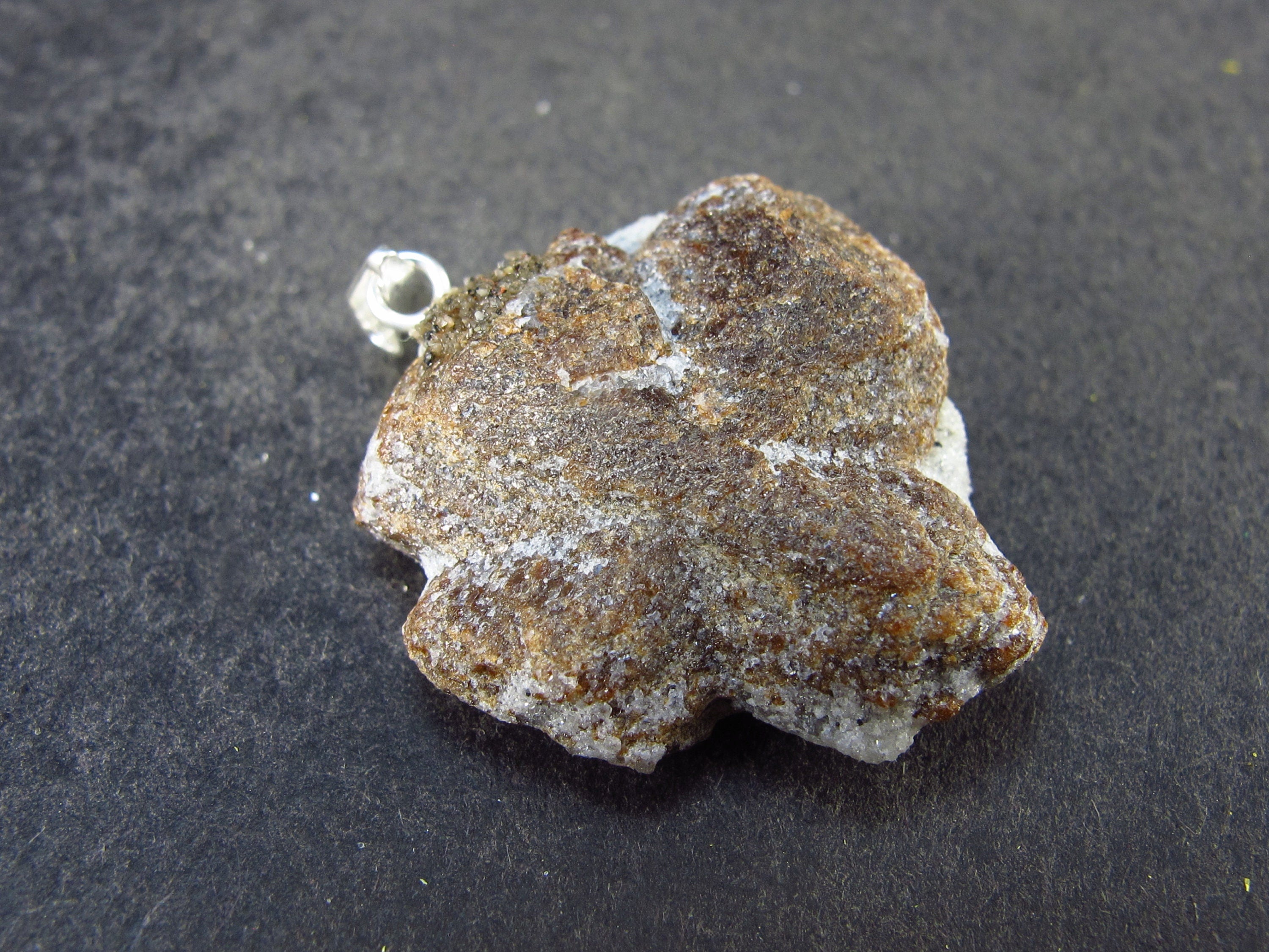 Fairy Cross!! Natural Staurolite Sharp Brown Twin Crystals Silver Pend ...