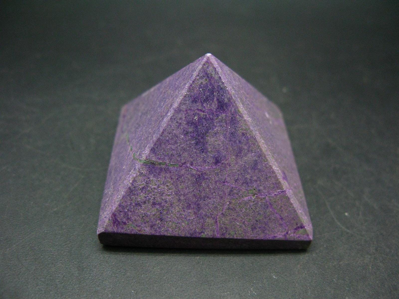 Rare Rich Purple Stichtite Pyramid From Australia - 1.7" - 60.9 Grams ...
